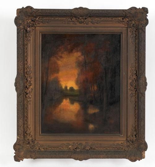 Ben Austrian | sunset landscape (1918) | MutualArt