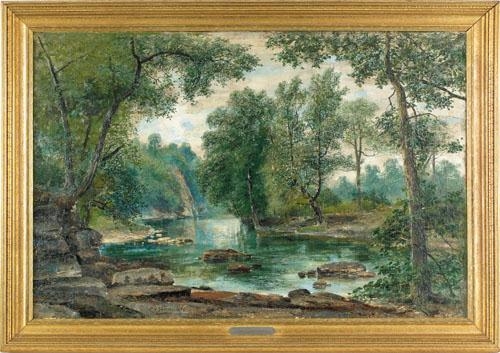 Christopher High Shearer | View on the Upper Schuykill (1898) | MutualArt