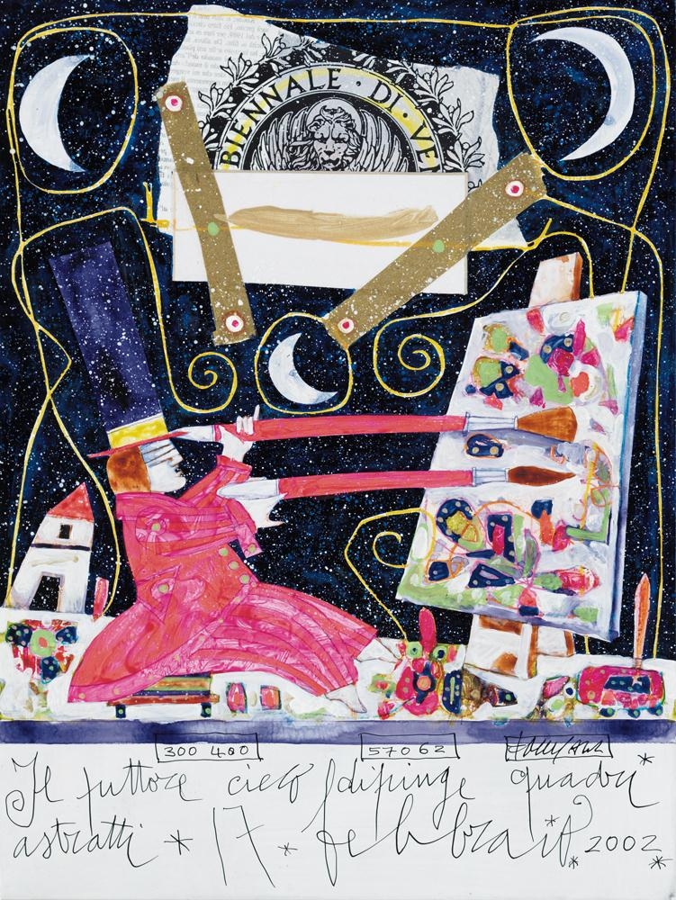 Francesco Musante | Il pittore cieco dipinge quadri astratti (2008 ...