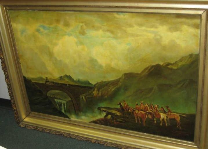 Irving Reuben Bacon | Native Americans on horseback standing at the ...