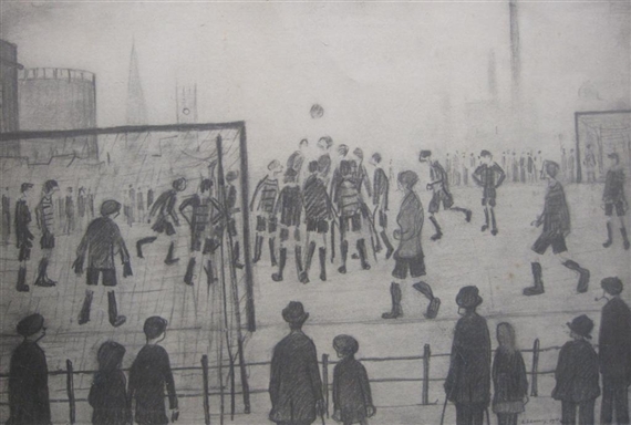 Laurence Stephen Lowry | A Football Match | MutualArt