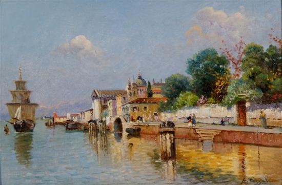 Agostino Fossati | View of Venice | MutualArt