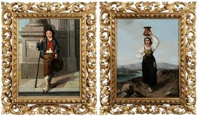 F. Rinaldi | Two Cavaliers and Barmaid in a Tavern | MutualArt