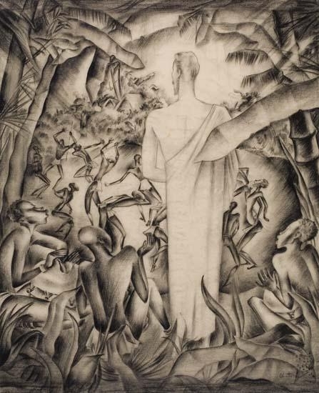 Charles Alston | The Man Inside (Circa 1937) | MutualArt