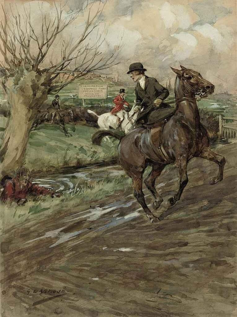 George Denholm Armour | An unfortunate tumble | MutualArt