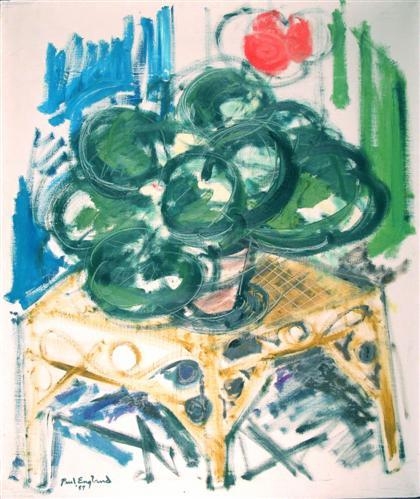 Paul England | STILL LIFE WITH PLANT (1957) | MutualArt