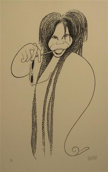 Al Hirschfeld | WHOOPI GOLDBERG | MutualArt