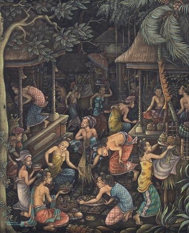 I Wayan Sukada | Persiapan Upacara | MutualArt