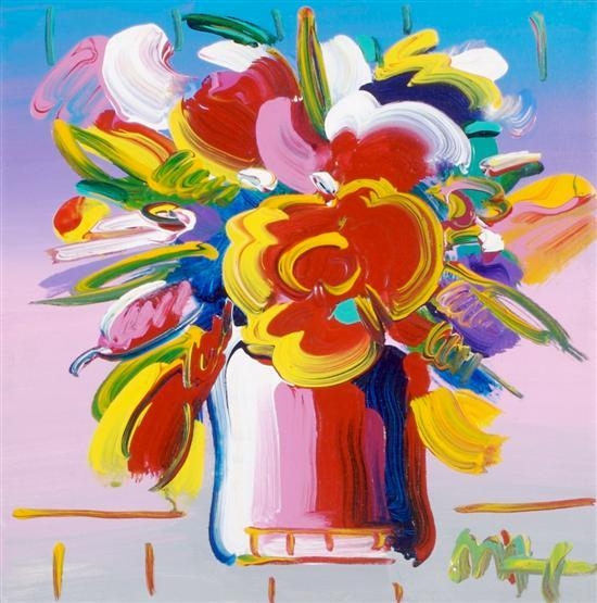 Peter Max | Flowers | MutualArt