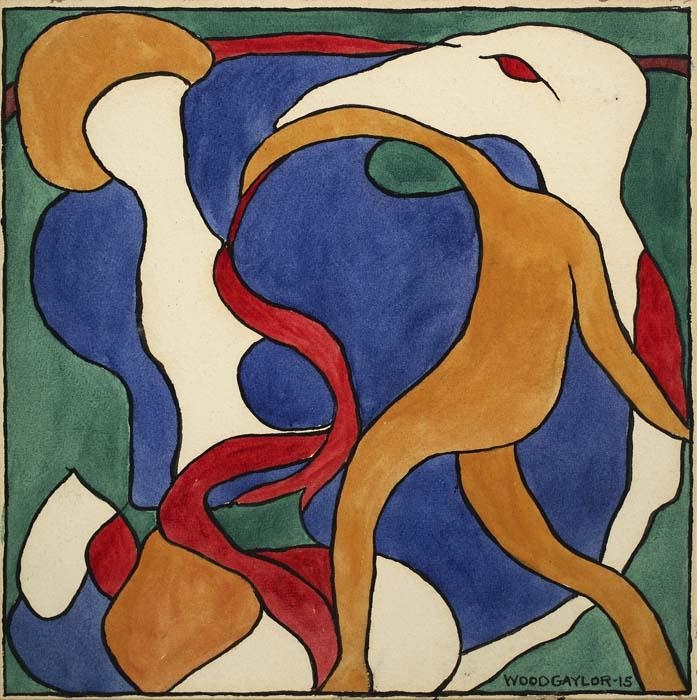 Samuel Wood Gaylor | Abstract Figure Study (1915) | MutualArt