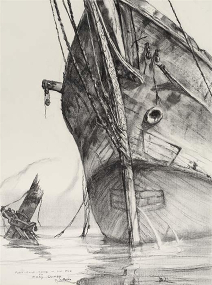 John A. Noble | Fore-Mast-Head in the Mud, the Mary Quimby | MutualArt