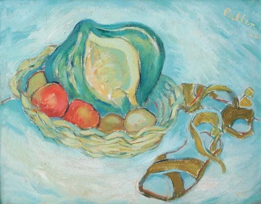 Alexis Preller | STILL LIFE WITH SANDALS (1944) | MutualArt