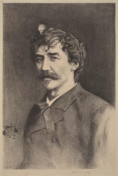 Thomas Robert Way | Whistler with the White Lock (Circa 1895) | MutualArt