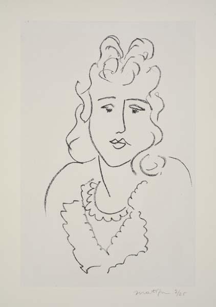 Henri Matisse | Buste de femme (1942 - 1943) | MutualArt