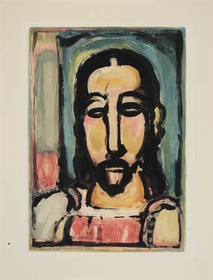 Georges Rouault | Christ de face (1937) | MutualArt