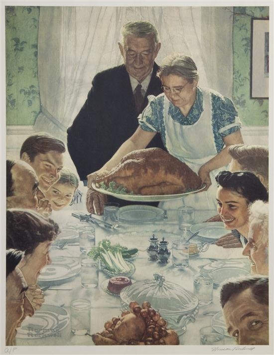 Norman Rockwell | Freedom from Want | MutualArt