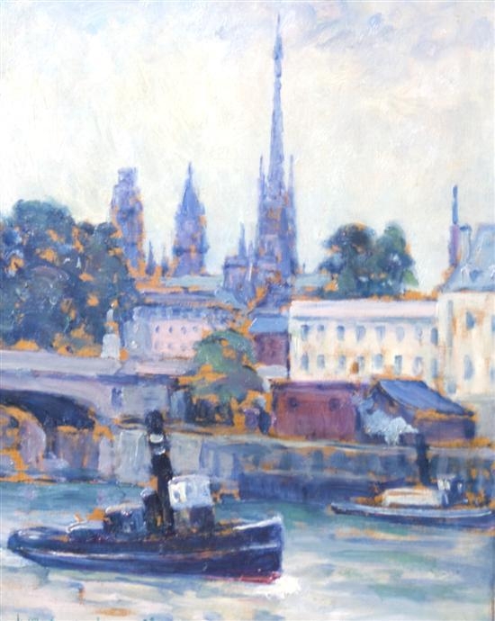 Frank Milton Armington | La Seine a Rouen (1923) | MutualArt