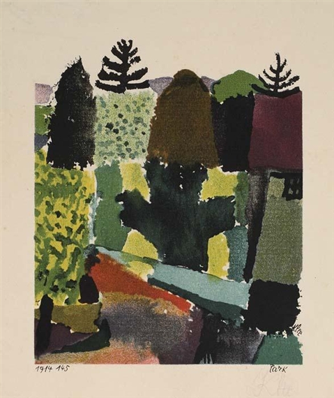 Paul Klee | Park (1920) | MutualArt