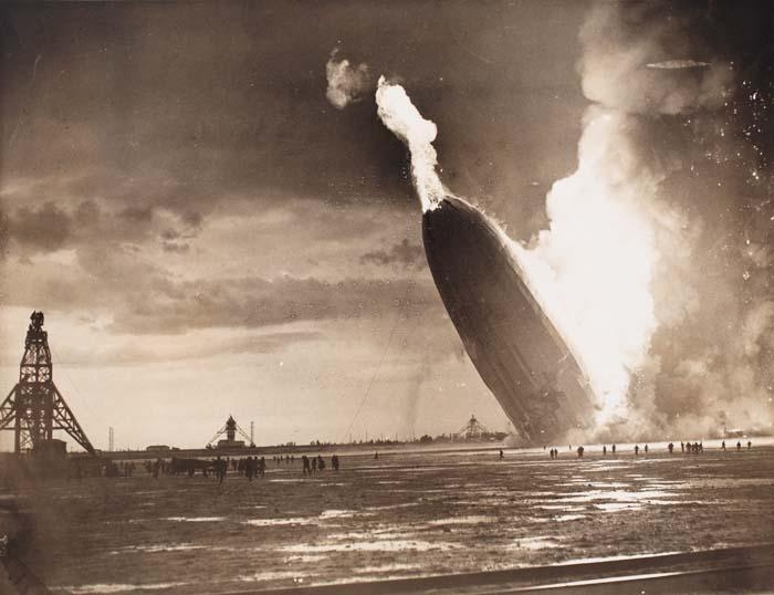 Murray Becker | Dramatic collection of 33 photographs of the Hindenburg ...