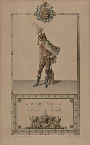Jean Baptiste Isabey | 4 Colonel Général costume studies | MutualArt