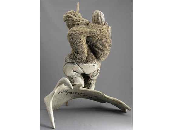 Ron Taylor | INUIT MOTHER WITH BABY IN HER AMAUT (1995) | MutualArt