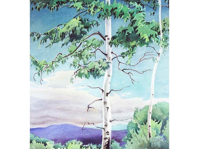 Janet Middleton | VISTA WITH TREES | MutualArt