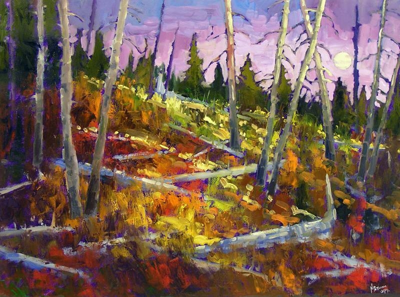 Neil Patterson | ALPINE MOON | MutualArt