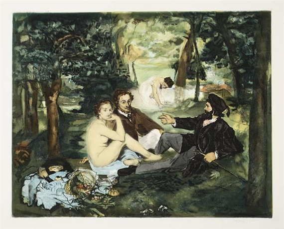 Édouard Manet | Dejeuner sur L'Herbe (1929) | MutualArt