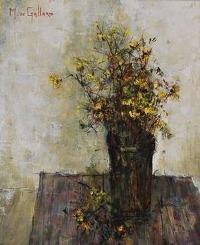 Michel de Gallard | Still Life with Flowers in a Vase | MutualArt