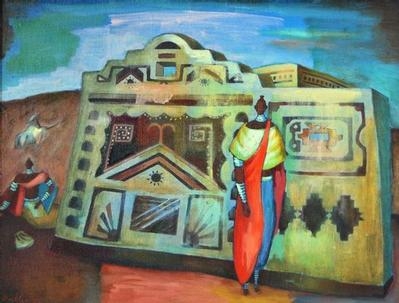 Alexis Preller | Christ Head (1947) | MutualArt