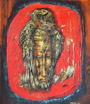 Alexis Preller | Christ Head (1947) | MutualArt