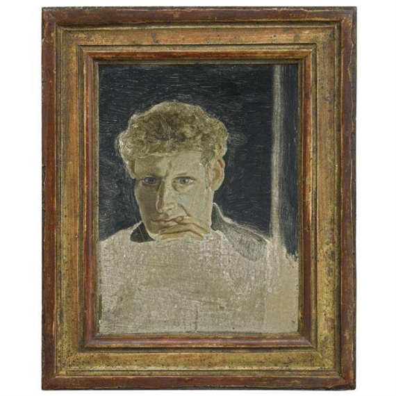 Lucian Freud - Seated Figure, 1980, oil on canvas