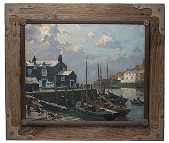Claus Bergen | Harbor Scene | MutualArt