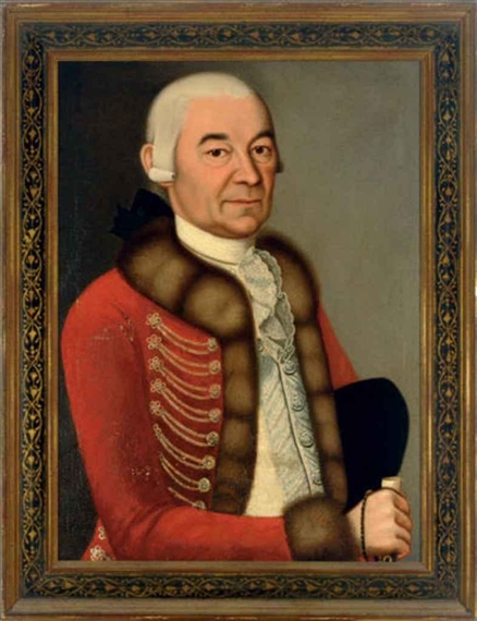 German School, 18th Century | Portrait of a nobleman, wearing a fur ...