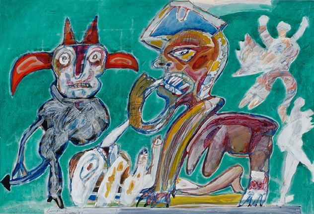 Lucebert | Figural Composition (1977) | MutualArt