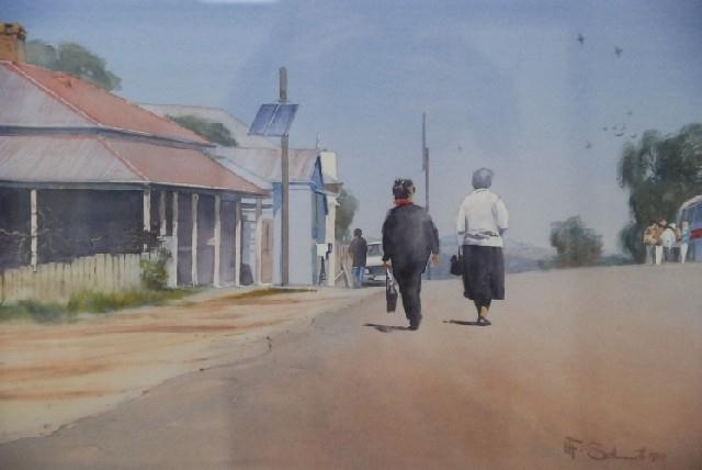 Fred Schmidt | Esme & Miranda on Tour in the Outback (1969) | MutualArt