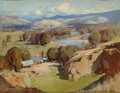 Alfred Coleman | A Sweep of the Murray | MutualArt