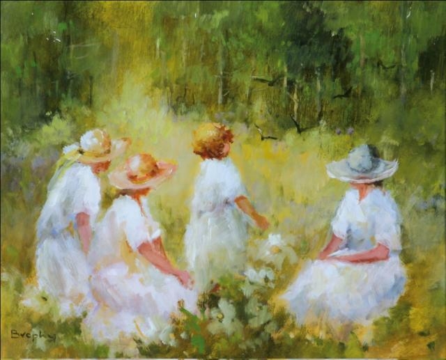 Elizabeth Brophy | GIRLS IN WHITE | MutualArt
