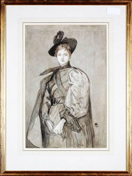 George Adolphus Storey | A German Governess (1896) | MutualArt