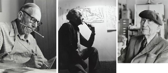 Richard Beck | 3 works: Artist's Studio Portraits | MutualArt