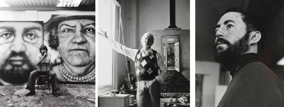 Richard Beck | 3 works: Artist's Studio Portraits | MutualArt