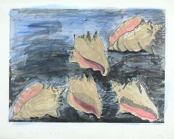 Jim Dine | ''Five Sea Shells (1982) | MutualArt