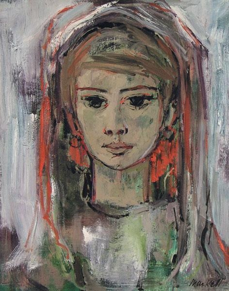 Jack Markell | PORTRAIT OF A GIRL WITH RED HAIR | MutualArt