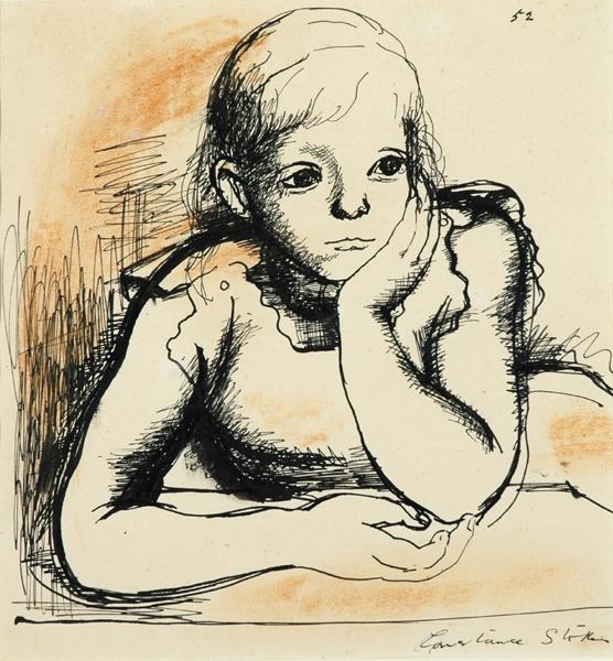 Constance Stokes | Portrait of Lucilla Stokes (1956) | MutualArt