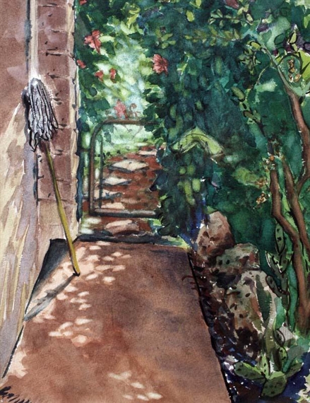Colette Mills | By the Garden Gate | MutualArt
