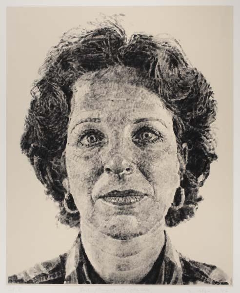 Chuck Close | GEORGIA (1984) | MutualArt