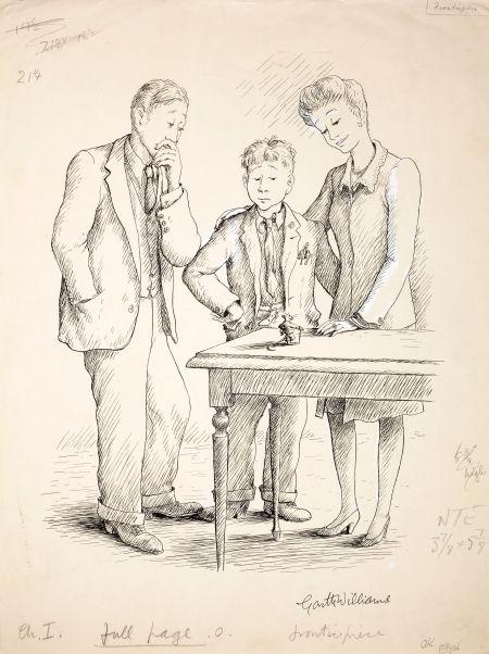 Garth Williams | Stuart Little, Washing Up (page 16 illustration) (1945 ...