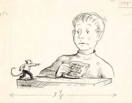 Garth Williams | Stuart Little, Washing Up (page 16 illustration) (1945 ...