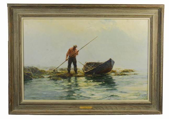Jack Lorimer Gray | GATHERING IRISH MOSS, NOVA SCOTIA | MutualArt
