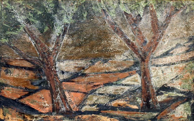 Anne Yeats | Dark Trees | MutualArt